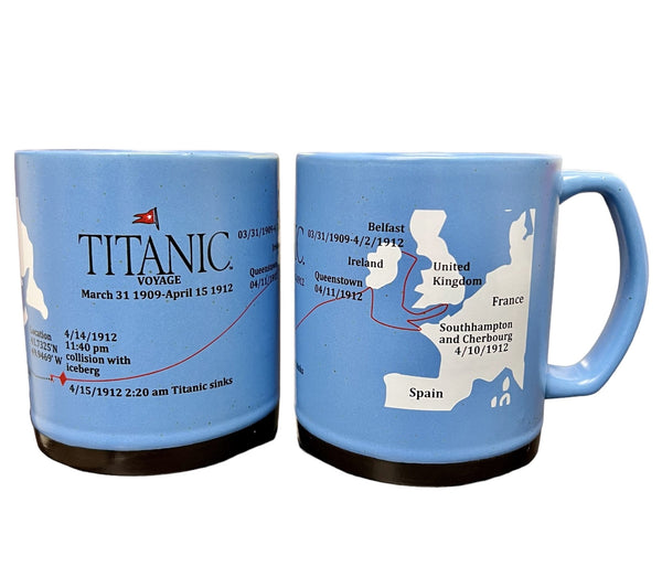 Titanic Route Map Mug 20 Ounces – Shop The Ship