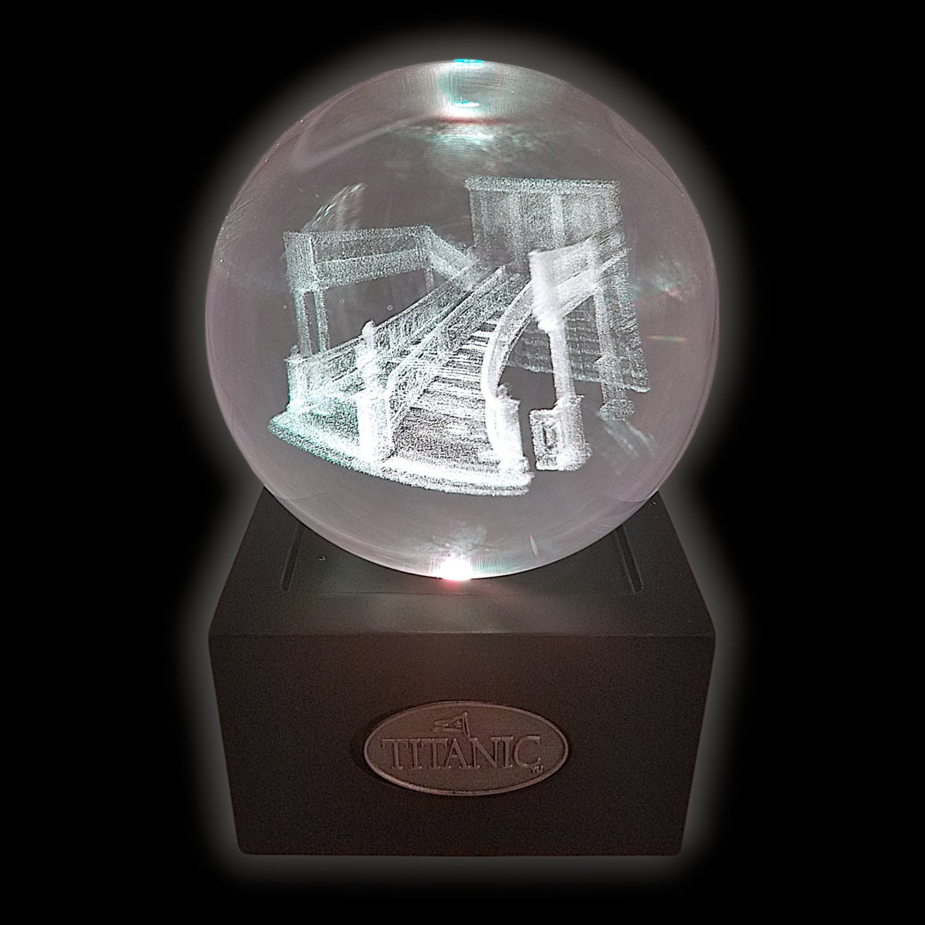 LED Light-Up Crystal Ball Titanic Grand Staircase – Shop The Ship
